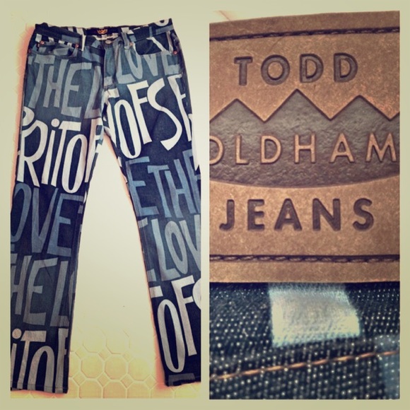 Todd Oldham | Jeans | Designer Todd Oldham Spirit Of Love Jeans Hippie ...